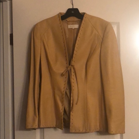 Escada | Jackets & Coats | Escada Leather Jacket | Poshmark